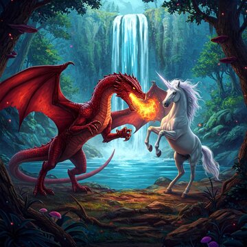 Unicorn Dragon Images – Browse 16,669 Stock Photos, Vectors, and Video ...