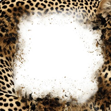 Cheetah Border Clip Art