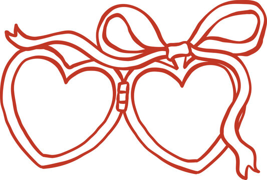 heart locket coloring pages