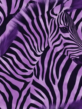 Purple Zebra Print Computer Wallpapers