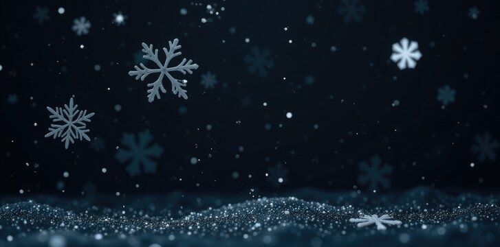 Falling Snowflakes Background Snow Falling PNG, Vector, PSD, And