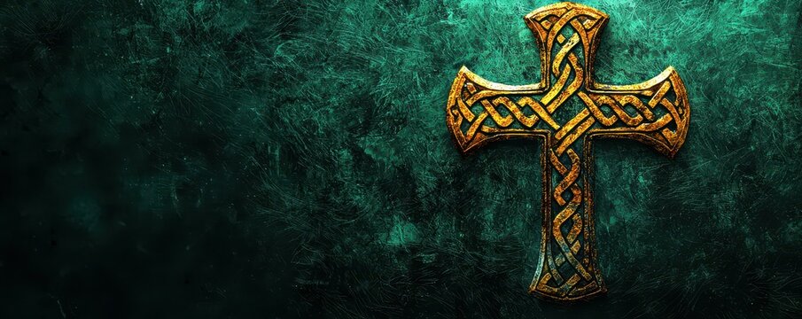 Irish Celtic Cross Wallpaper