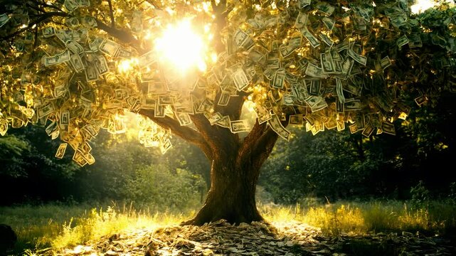 animated money tree