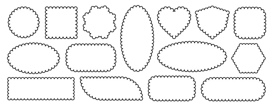 Scalloped Borders And Frames