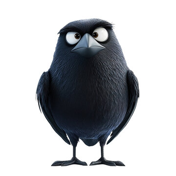 Angry Bird Cartoon Face