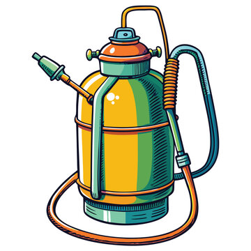 Pesticide Sprayer Vector