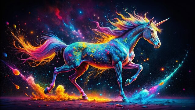 "Neon Unicorn" Images – Browse 177 Stock Photos, Vectors, and Video ...