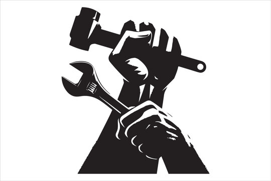 Labor Day Clipart Black And White