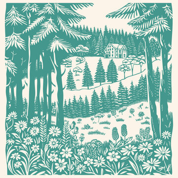 Linocut Images – Browse 46,609 Stock Photos, Vectors, and Video | Adobe ...