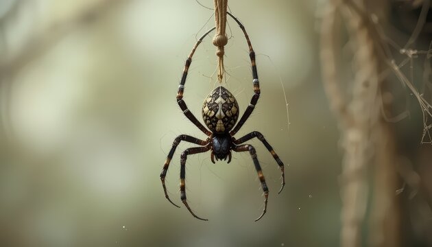 "Hanging Spider" Images – Browse 382 Stock Photos, Vectors, and Video ...