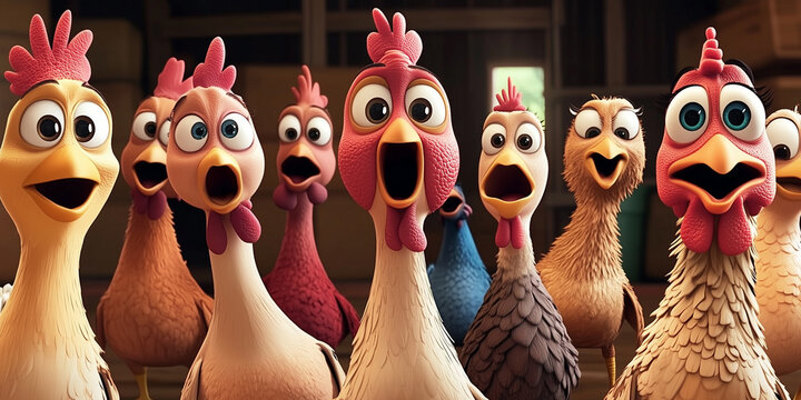 "Cartoon Chickens" Images – Browse 277 Stock Photos, Vectors, and Video ...
