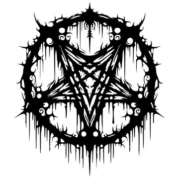 satanic drawings simple