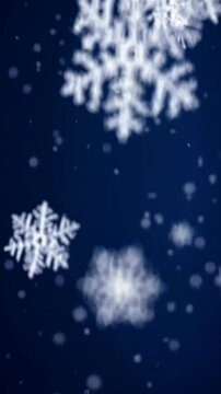 Animated Snowflake Wallpaper