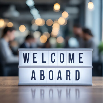 "Welcome Aboard"-Bilder: Stock-Fotos & -Videos. | Adobe Stock