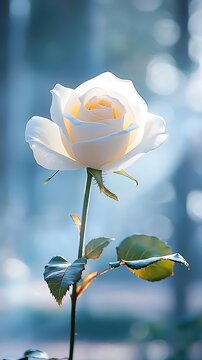 White Rose Love Wallpaper