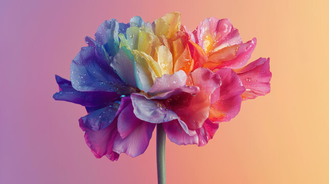 Rainbow Flower Backgrounds
