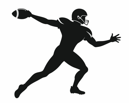 Quarterback Silhouette Images – Browse 8,810 Stock Photos, Vectors, and ...