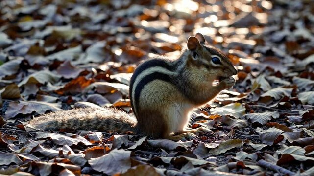 Chipmunk Fall Wallpaper For Computer