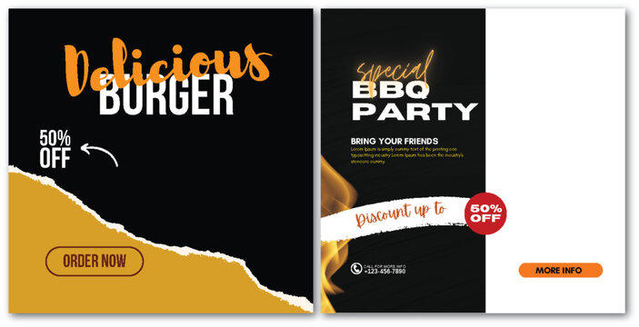 Bbq Brochure Template Images – Browse 3,811 Stock Photos, Vectors, and ...