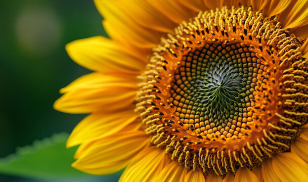 Sunflower Pattern Fibonacci