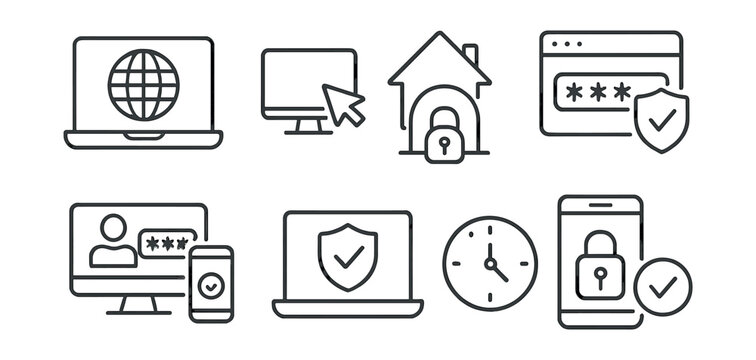 Access Control Icons Images – Browse 159,558 Stock Photos, Vectors, and ...
