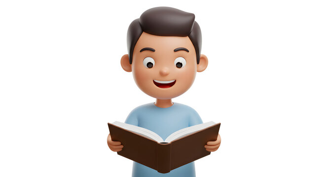 Reading A Book Animation