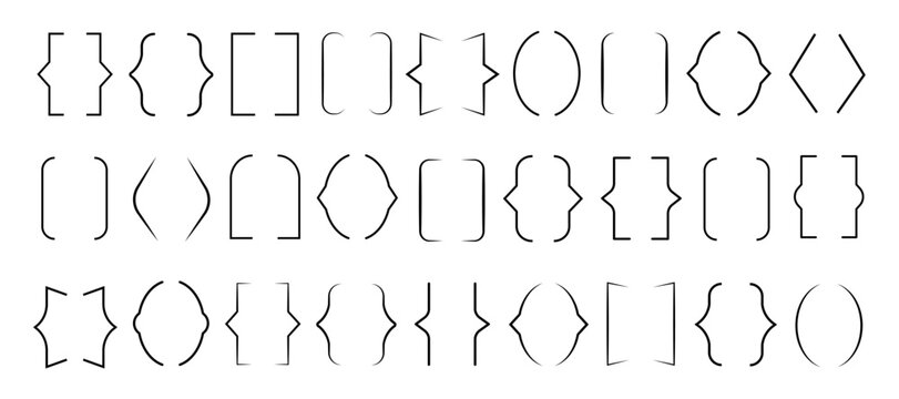 Horizontal Curly Brackets