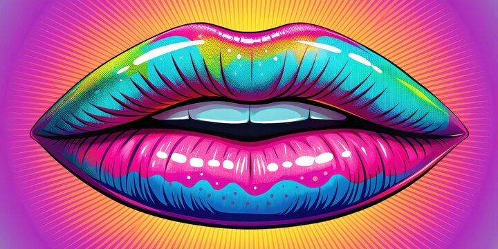 Comic Book Lips
