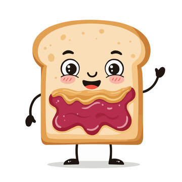 Jelly On Bread Clip Art