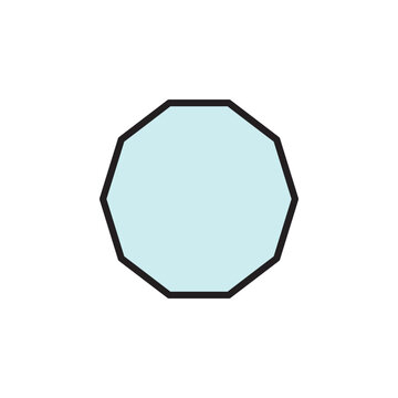 12 sided shape 2d