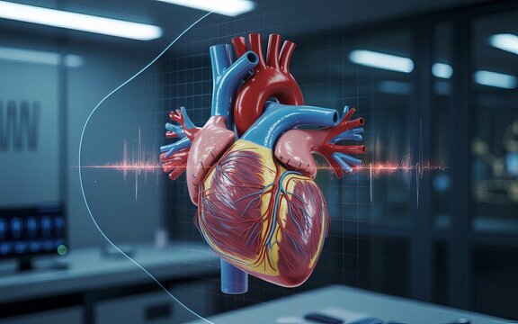 Anatomical Heart Model in Clinical Laboratory Environment
