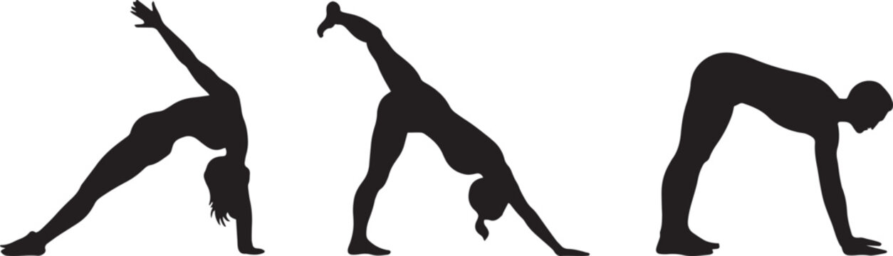 "Yoga Pose Vector" Images – Browse 629 Stock Photos, Vectors, and Video ...