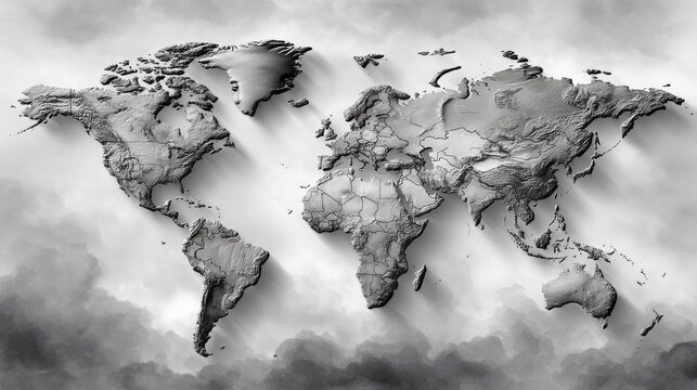 World Map Grayscale Images – Browse 15,669 Stock Photos, Vectors, and ...
