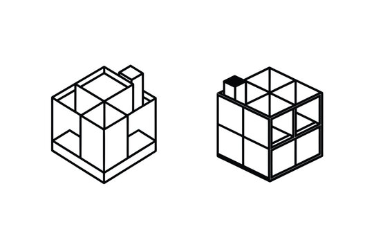 White Box Black Outline