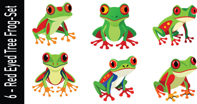 Tree Frogs Clipart