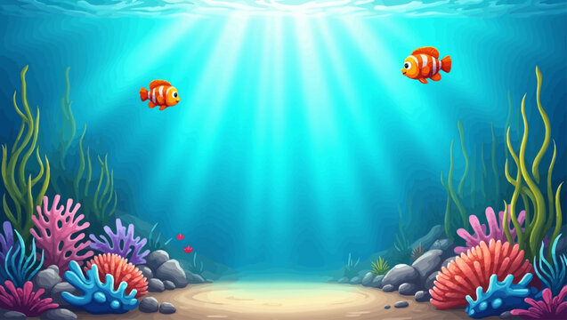 Colorful Ocean Floor