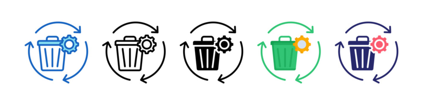 Waste Management Icons Images – Browse 64,537 Stock Photos, Vectors ...