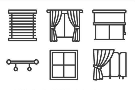 Window Treatment Icons Images – Browse 9,205 Stock Photos, Vectors, and ...