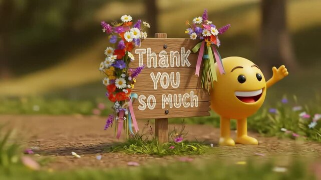 Thank You Flowers Emoji Stock Videos – 4 HD & 4K Footage Clips | Adobe ...
