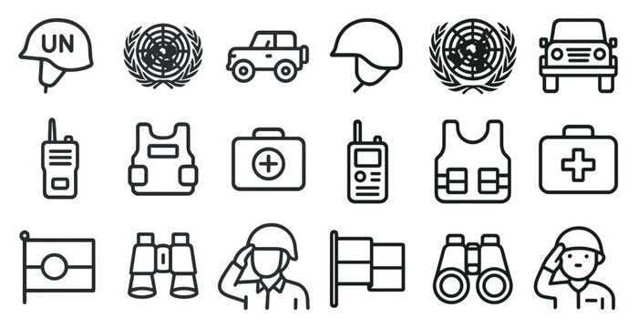 military vector icon