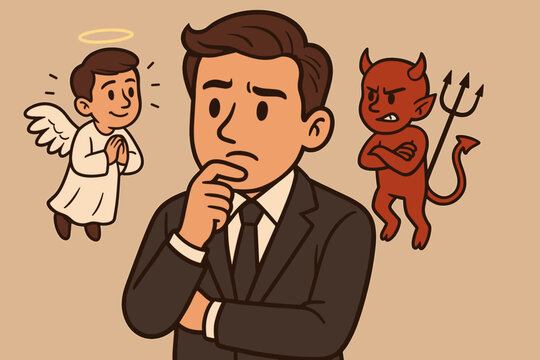 Angel And Devil On Shoulder Images – Browse 541 Stock Photos, Vectors ...