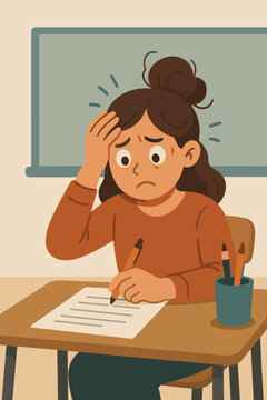 Exam Stress Cartoon Images – Browse 3,830 Stock Photos, Vectors, and ...