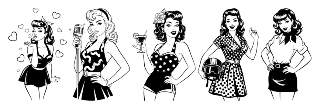 pin up drawing