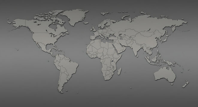World Map Grayscale Images – Browse 15,893 Stock Photos, Vectors, and ...