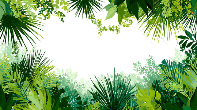 jungle display border