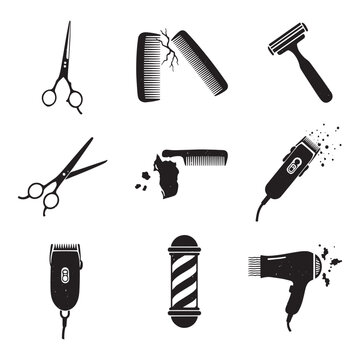 barber clipper drawing