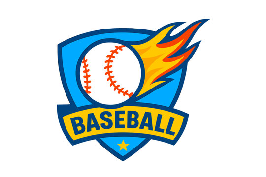 Softball With Flames Logo Softball On Fire Images – Browse 2,901