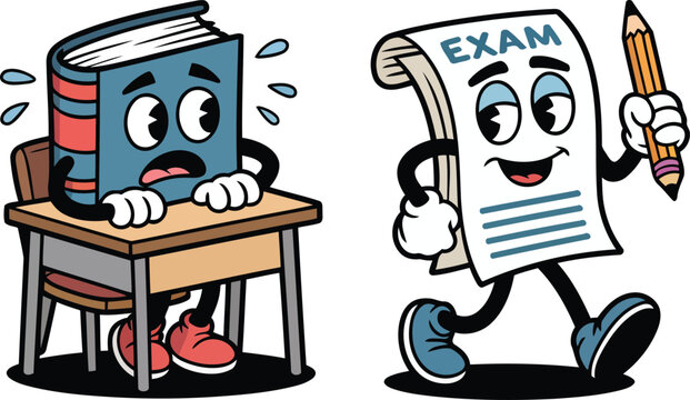 Exam Stress Cartoon Images – Browse 3,721 Stock Photos, Vectors, and ...