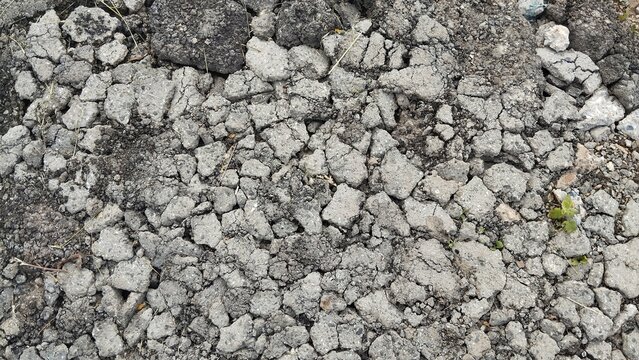 broken asphalt texture