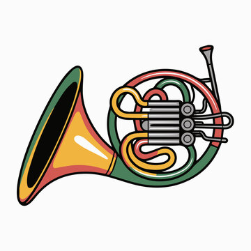 Mellophone Cartoon